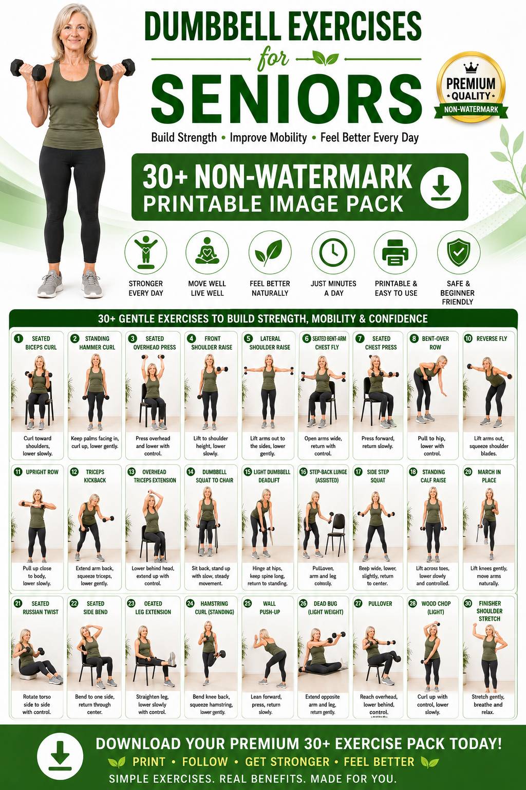 The Daily Lift Plan: Dumbbell Exercises for Seniors Who Want Stronger ...